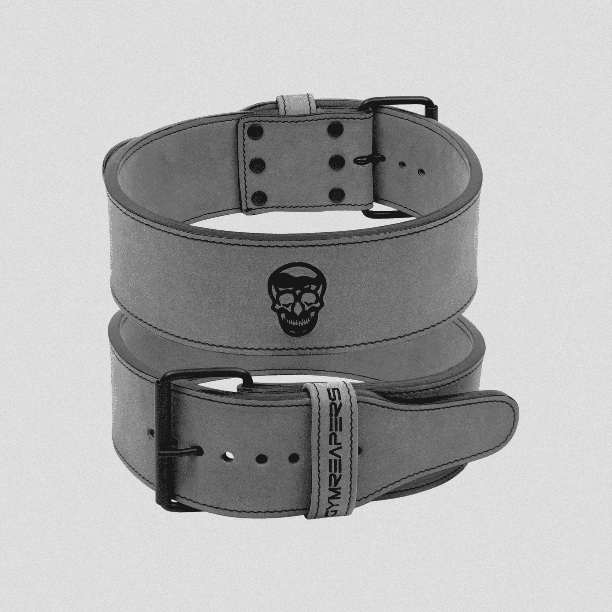 10MM Single Prong Weightlifting Belt - Gray